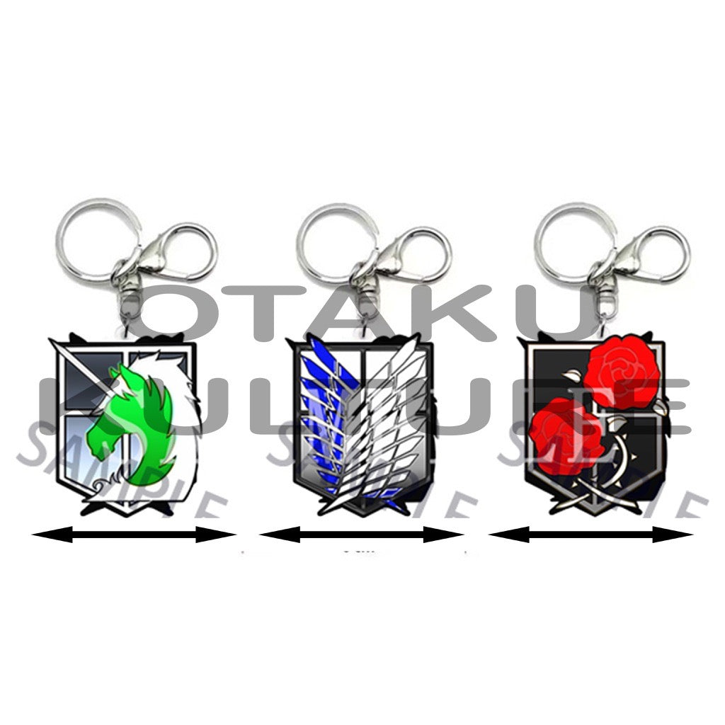 AOT CRESTS 3D MOTION KEYCHAIN – Otaku Kulture | All Things Anime