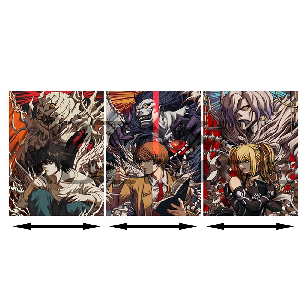 L/LIGHT/MISA DEATH NOTE 3D MOTION POSTER – Otaku Kulture | All Things Anime