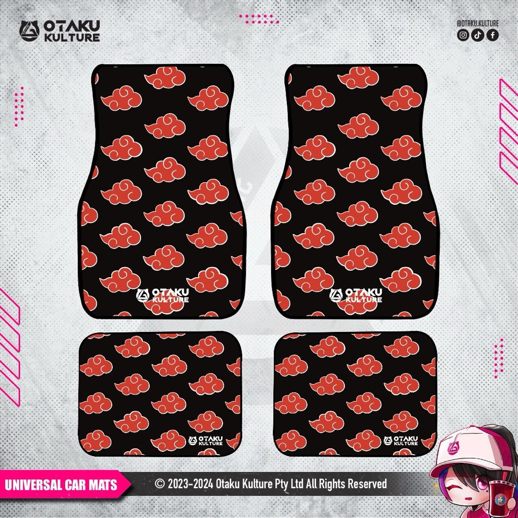 NARUTO AKATSUKI CAR MAT – Otaku Kulture | All Things Anime