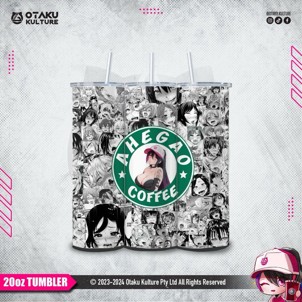 OC MEGUMI AHEGAO COFFEE TUMBLER – Otaku Kulture | All Things Anime